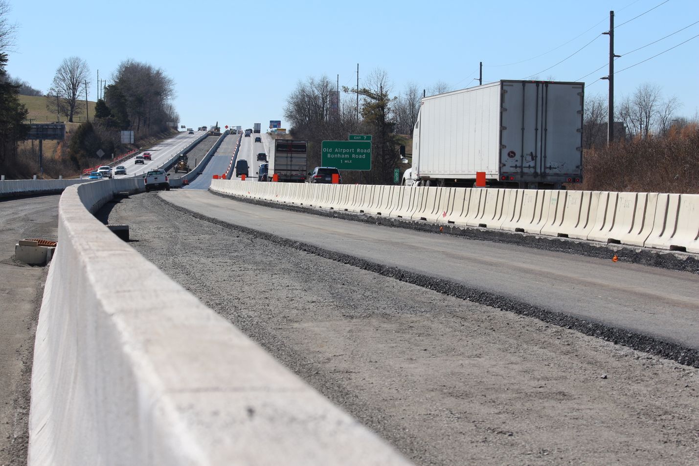 Interstate 81 widening southbound mile marker 8.1 to 9.7 (Washington ...