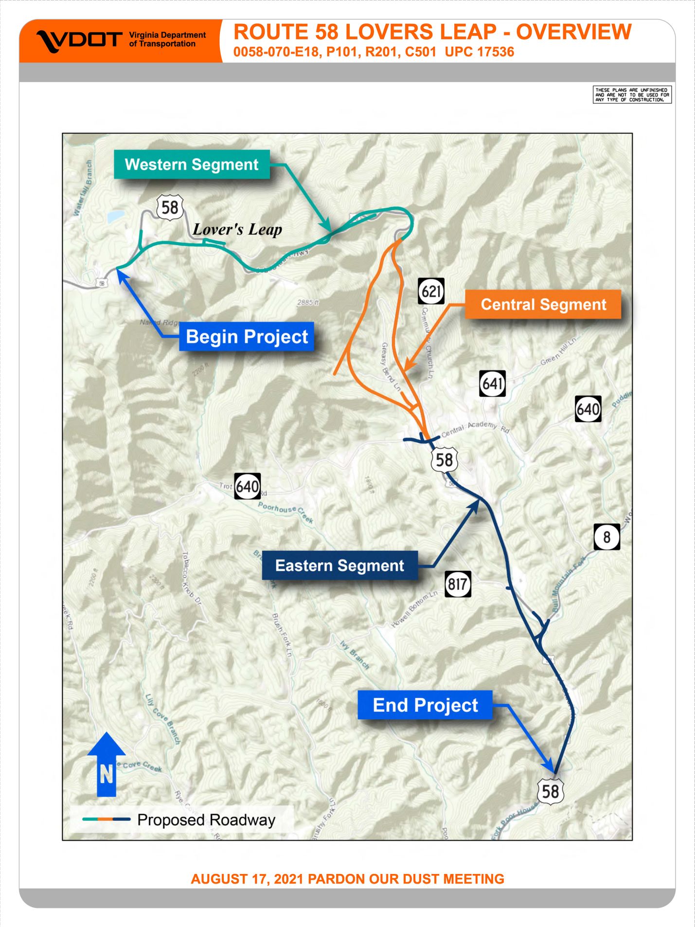 Route 58 widening - Lovers Leap in Patrick County (PPTA project ...