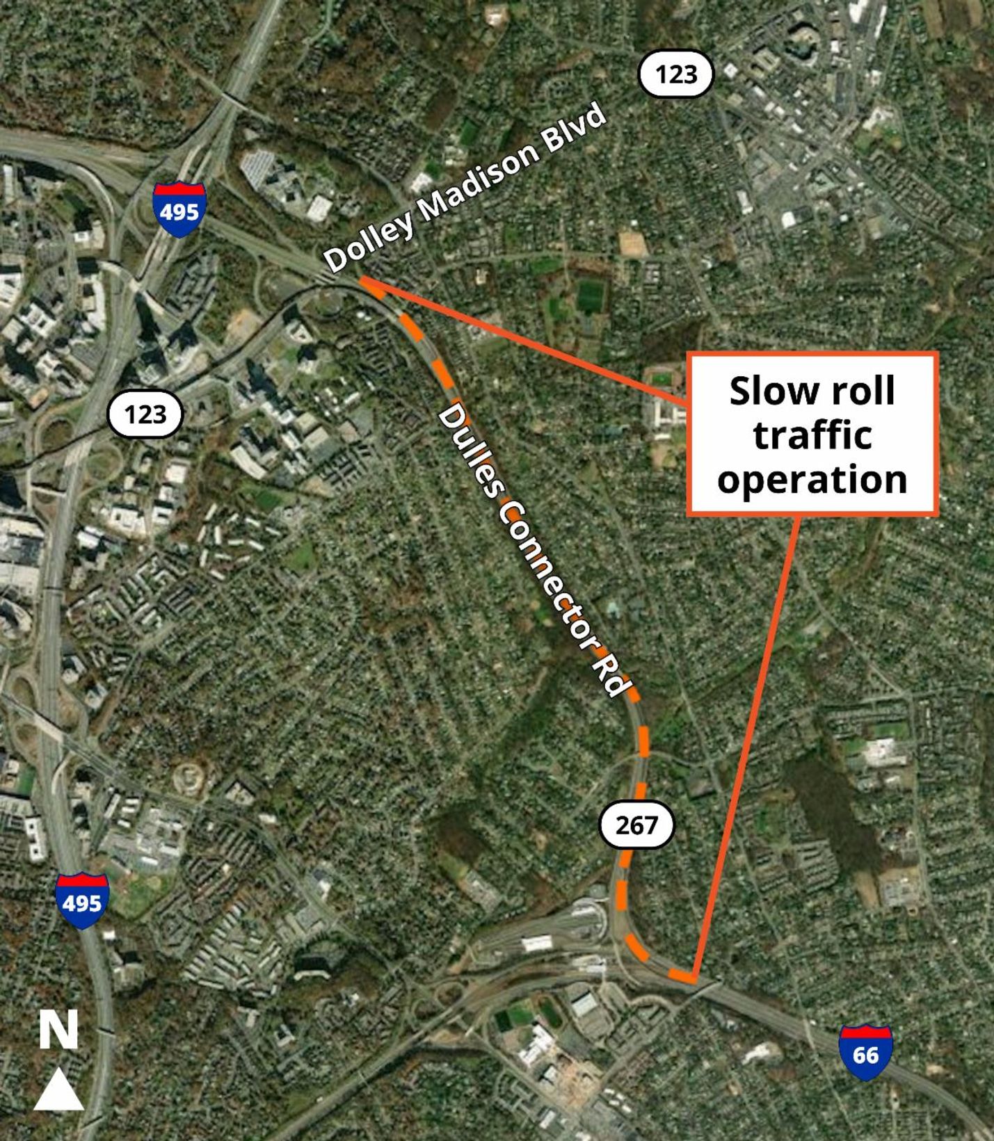 Northern Virginia District | Slow-roll traffic operation on westbound ...