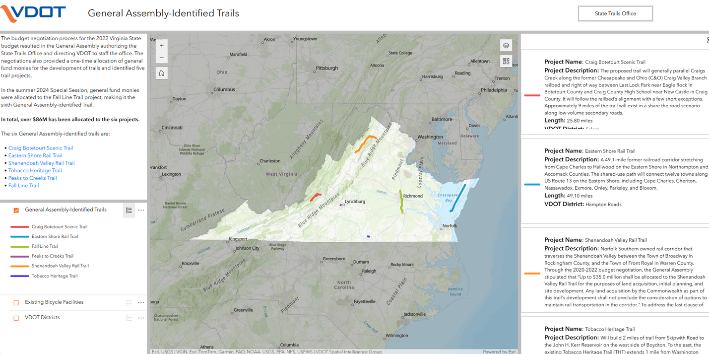 State Trails Office | Virginia Department of Transportation