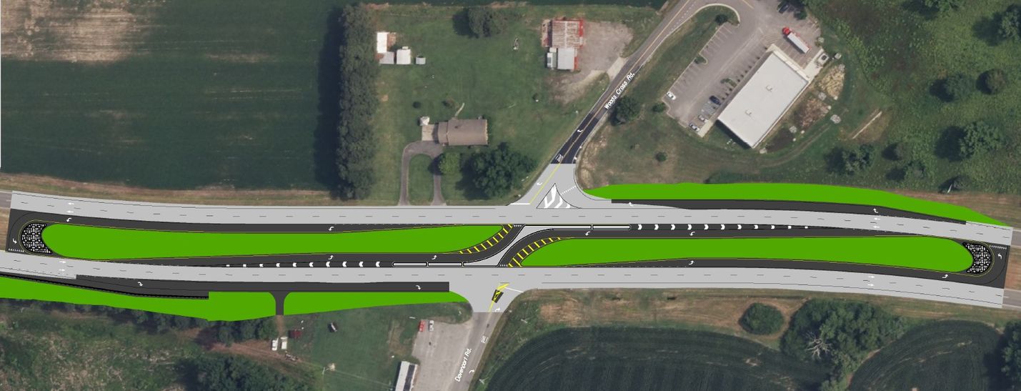 Fredericksburg District | Route 17 and Woods Cross Road Intersection ...