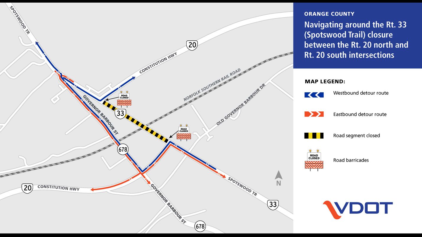 Roundabout at U.S. 33 and Route 20 | Virginia Department of Transportation