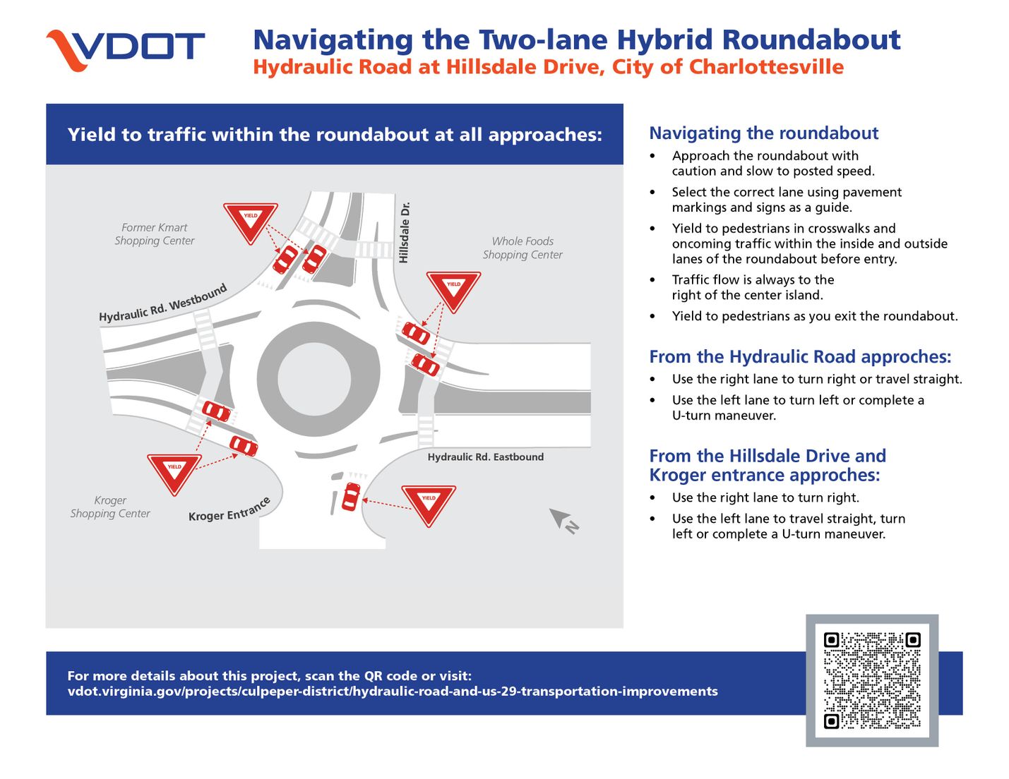 Culpeper District | Roundabout at Rt. 743 and Hillsdale Dr. to open ...