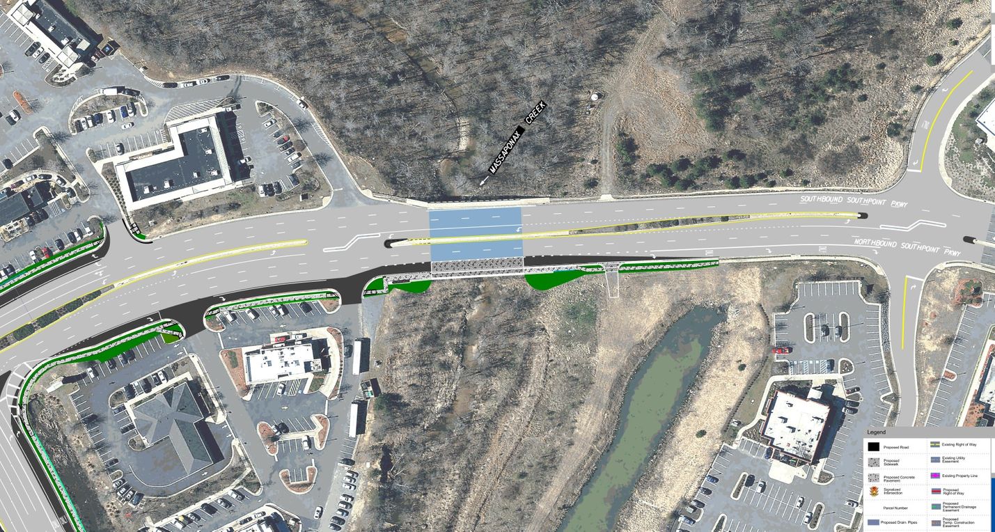Fredericksburg District | Median changes coming to Southpoint Parkway ...