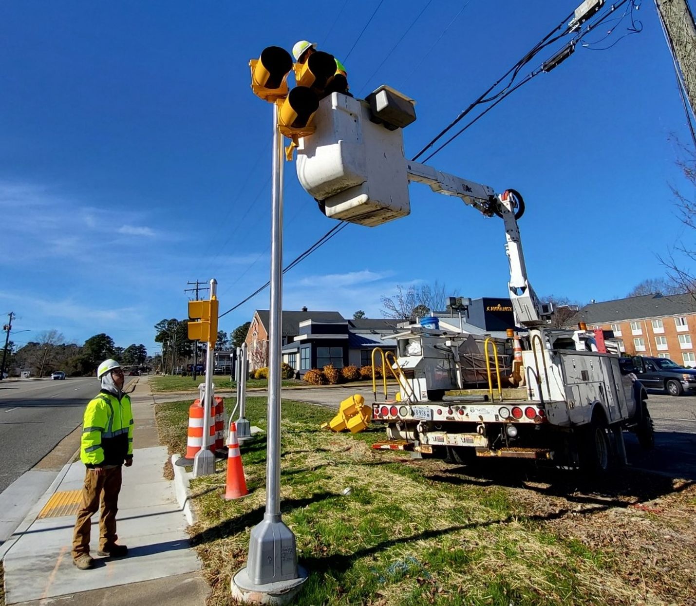 Hampton Roads District | VDOT installs Hampton Roads' first HAWK ...