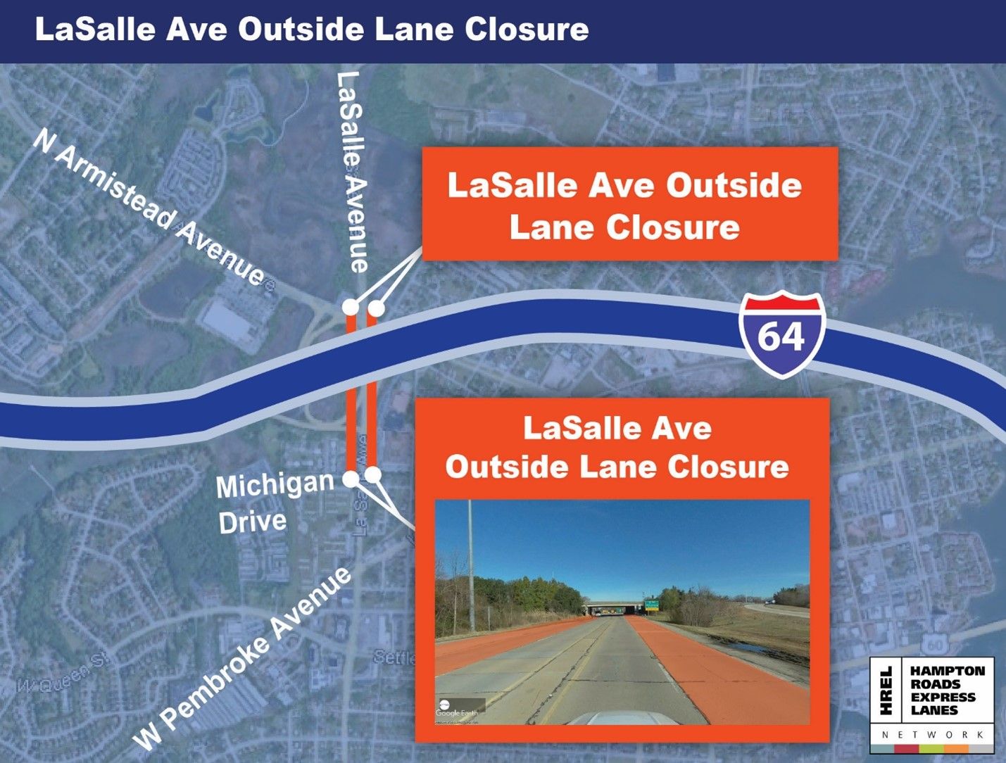 Hampton Roads District | Long-term Lane closures on LaSalle Avenue ...