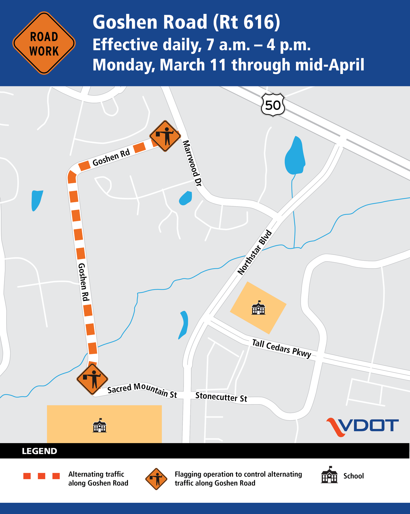 Northern Virginia District | Goshen Road Weekday Flagging in Aldie ...