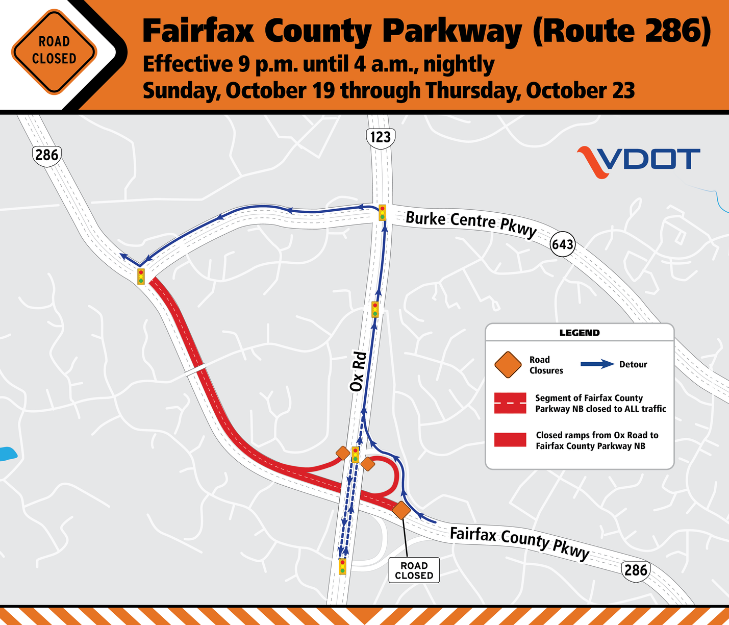 nighttime road closures