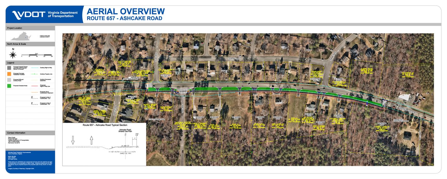 Hanover: Ashcake Road pedestrian improvements | Virginia Department of ...