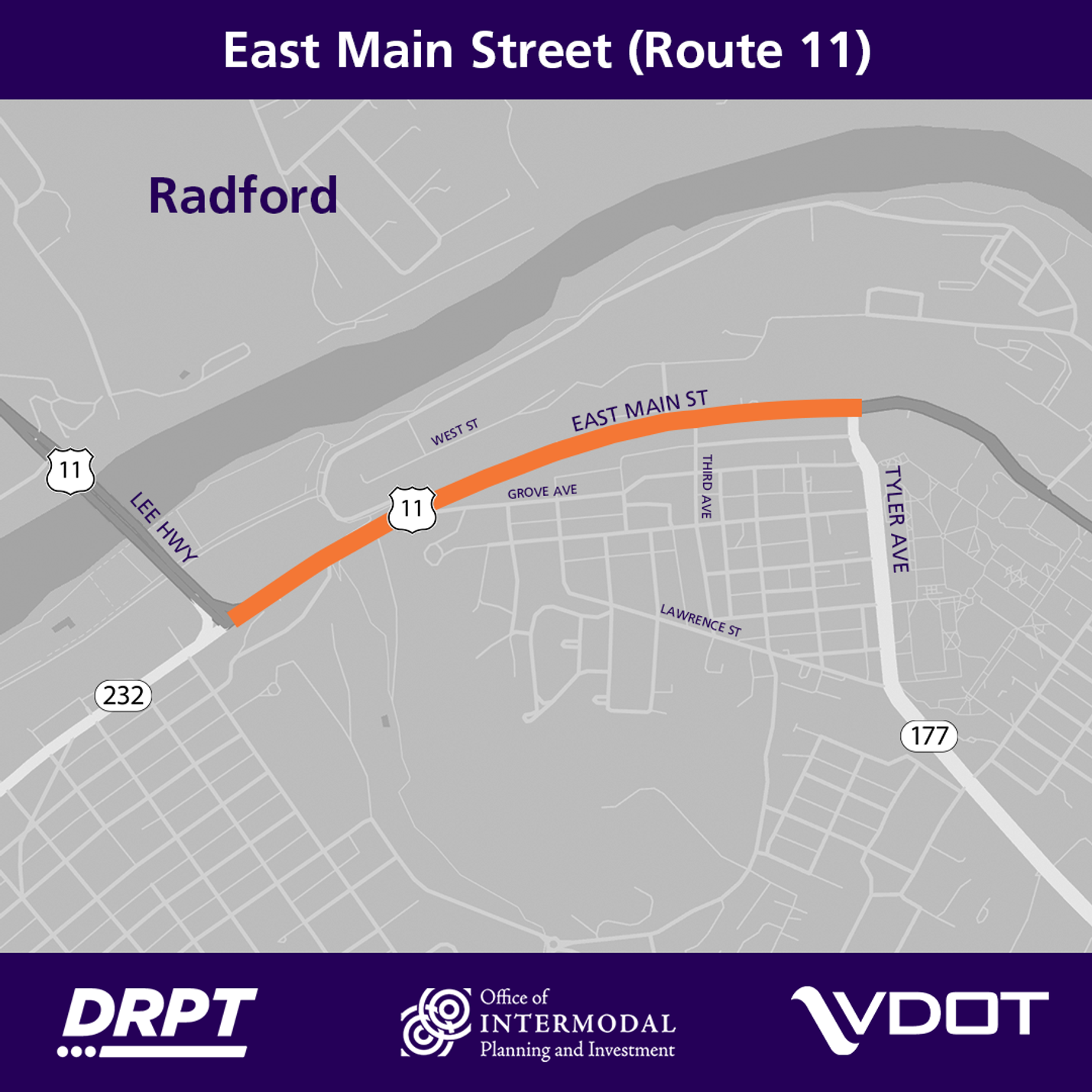 Salem District | Give input on study for East Main Street in Radford ...