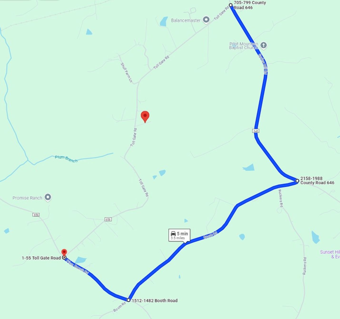 Lynchburg District | Road closure: Route 658 (Toll Gate Road) Campbell ...