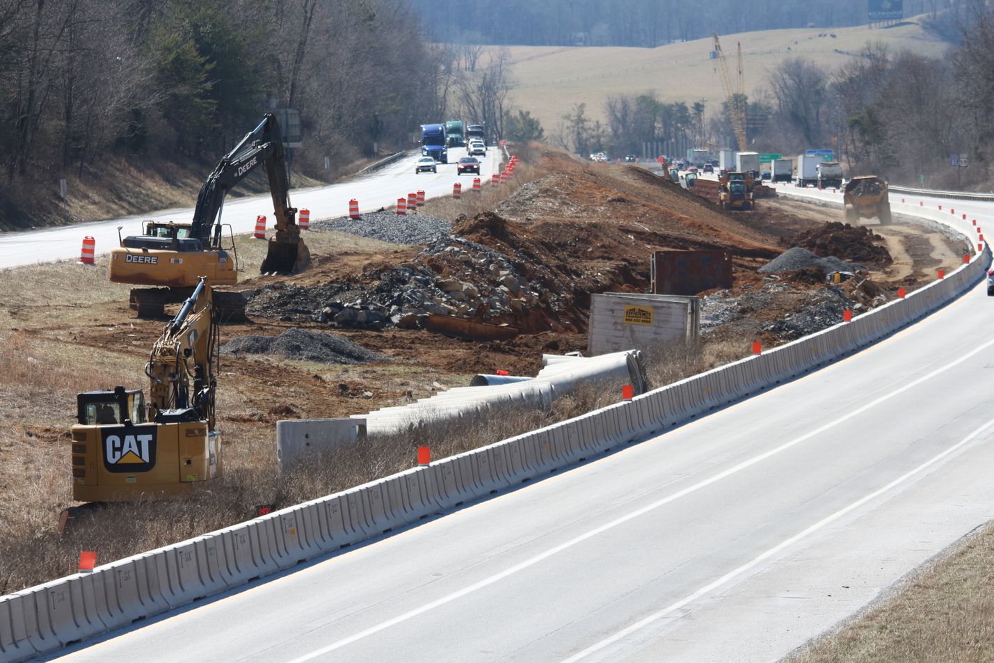 Interstate 81 widening southbound mile marker 8.1 to 9.7 (Washington ...