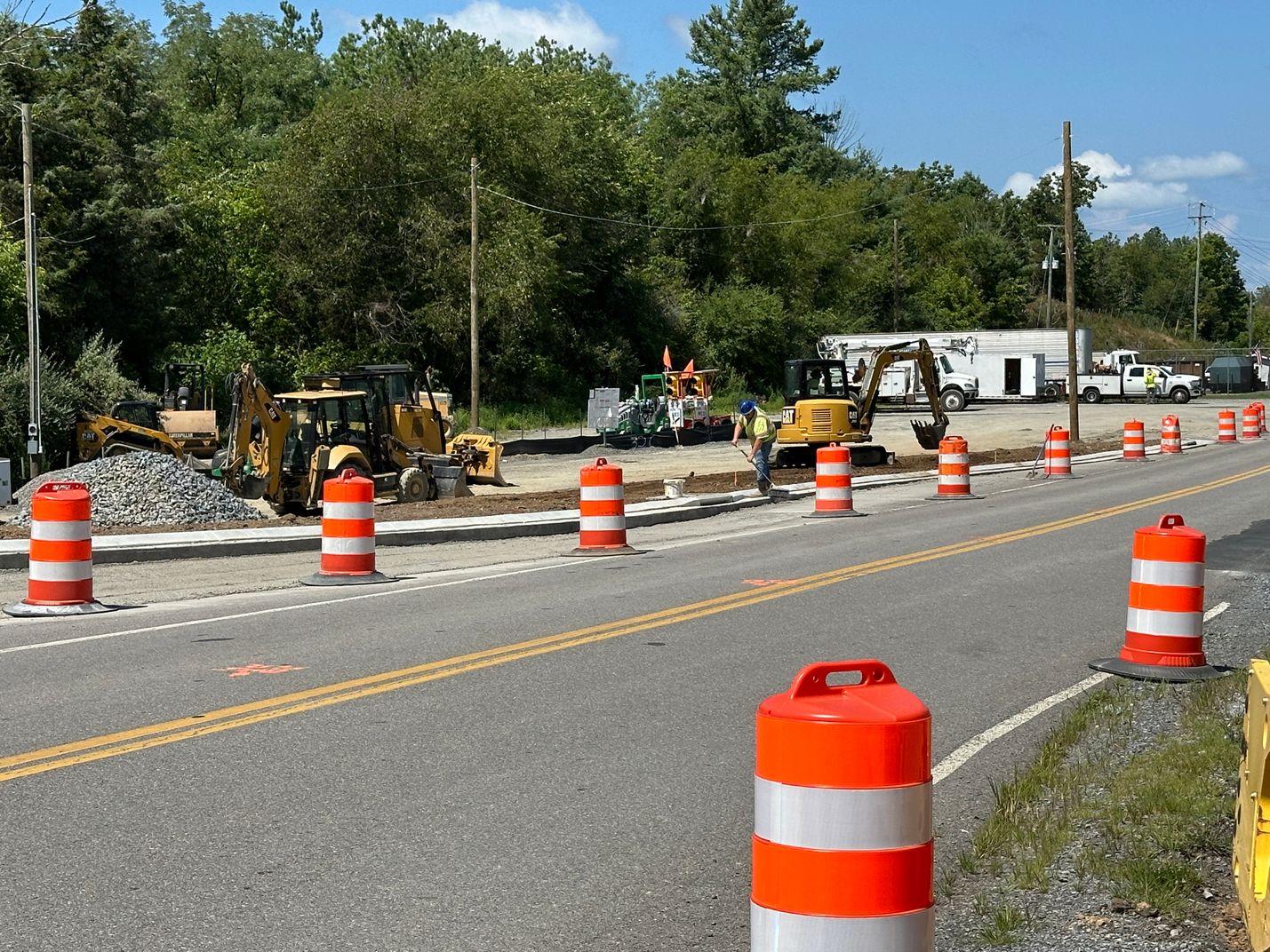 Route 11 roundabout at Browns Subdivision Road (Smyth County ...