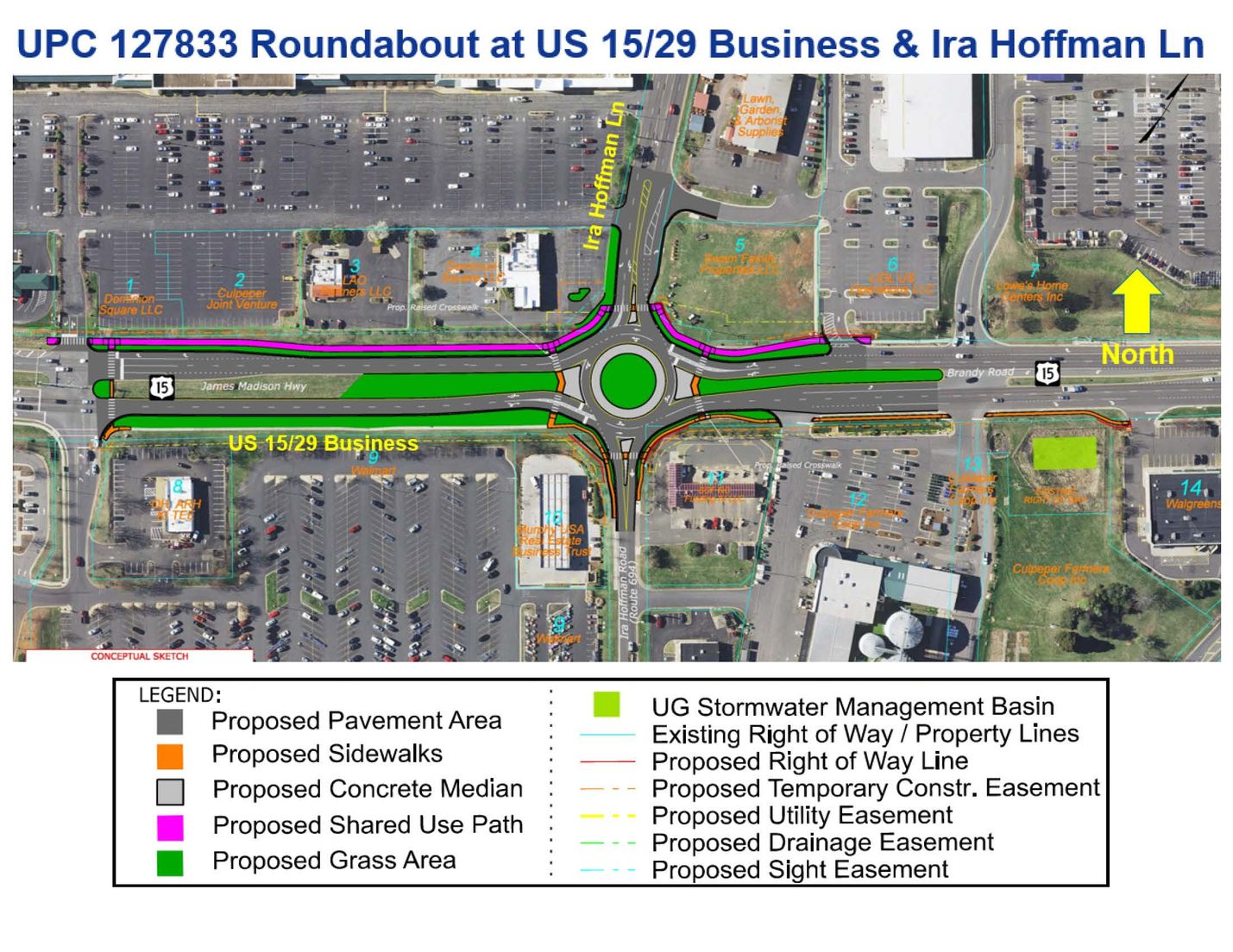 Culpeper intersection and multimodal improvements bundle | Virginia ...