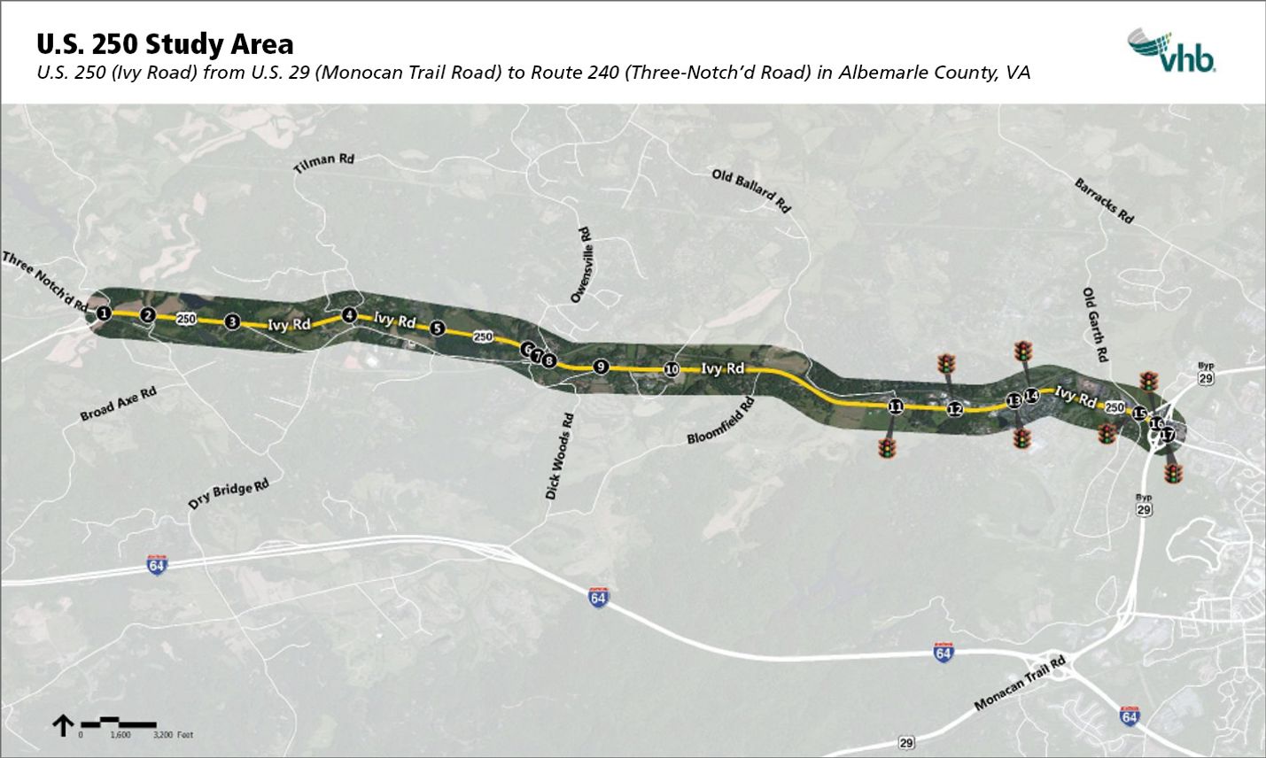 Route 250 (Ivy Road) corridor improvement study, Albemarle County | Virginia Department of ...