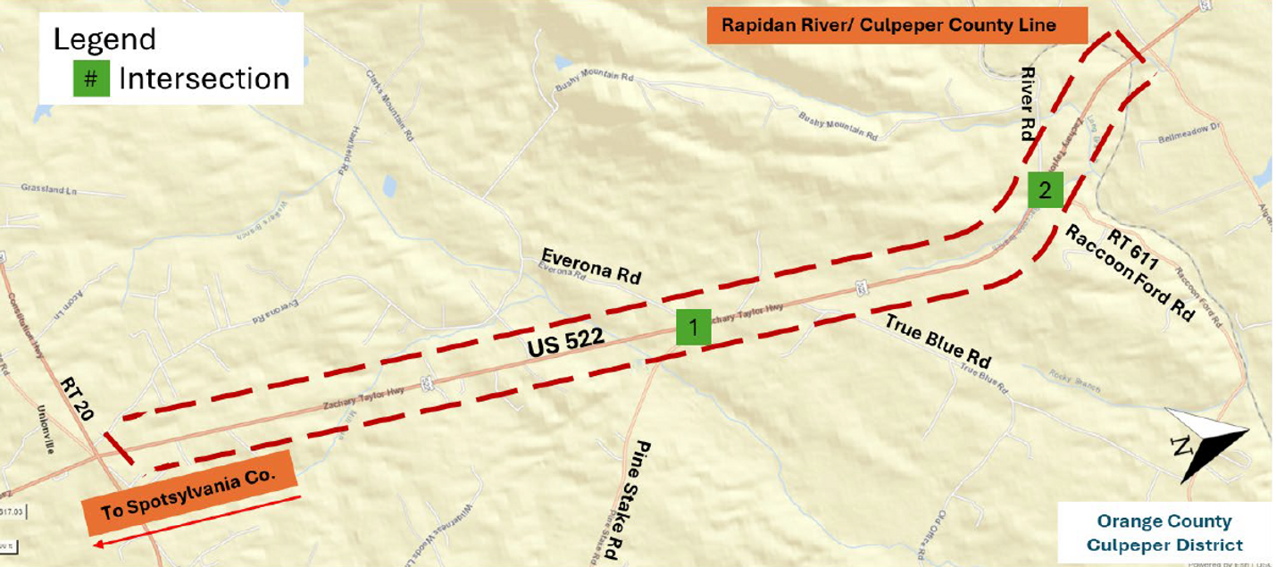 Culpeper District | VDOT seeks public input on U.S. 522 STARS Study ...