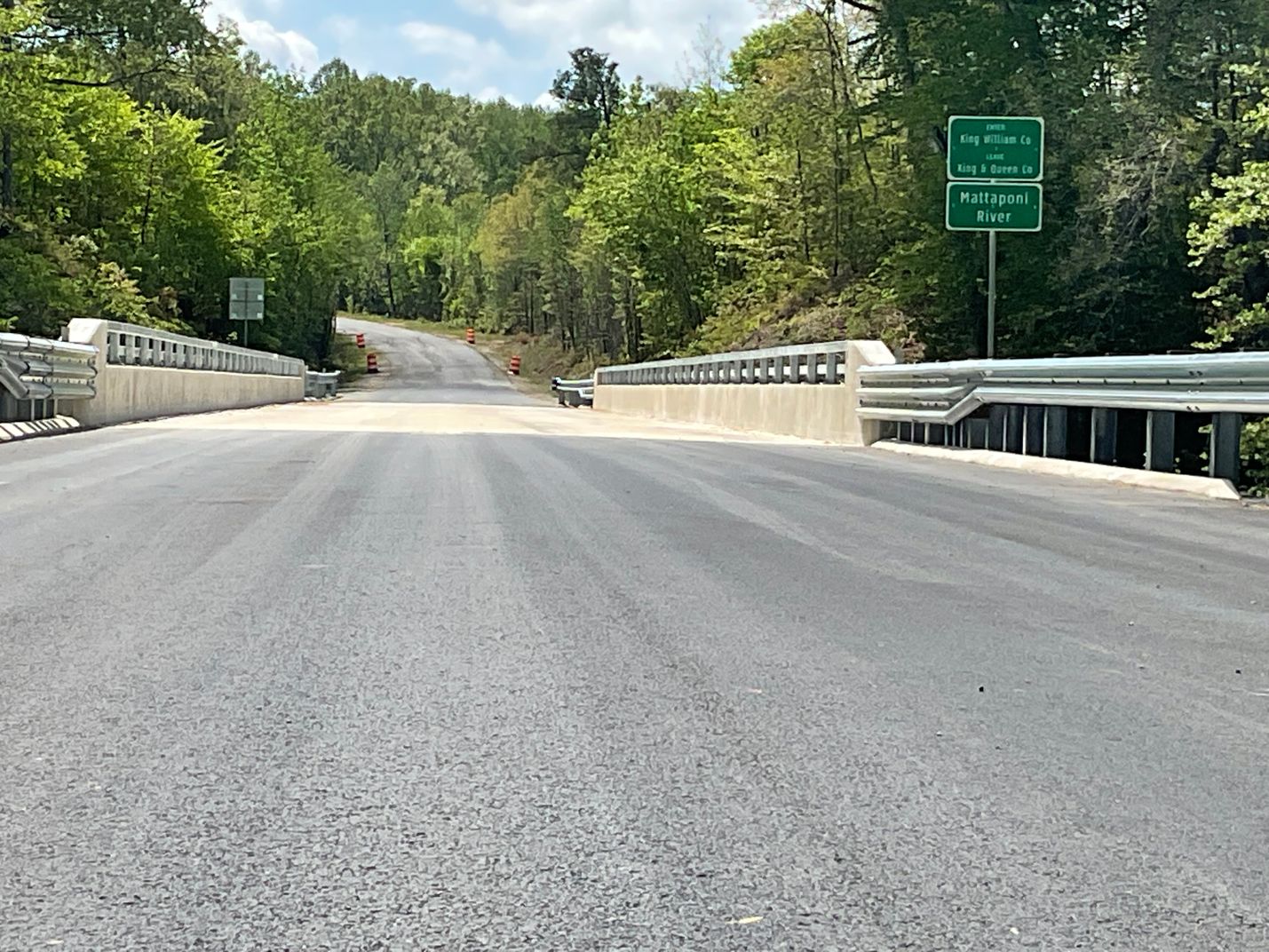 Fredericksburg District | Route 628 Bridge over Mattaponi River now ...