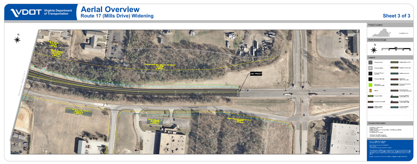 Route 17 overpass replacement at I-95, and Route 17 widening | Virginia ...