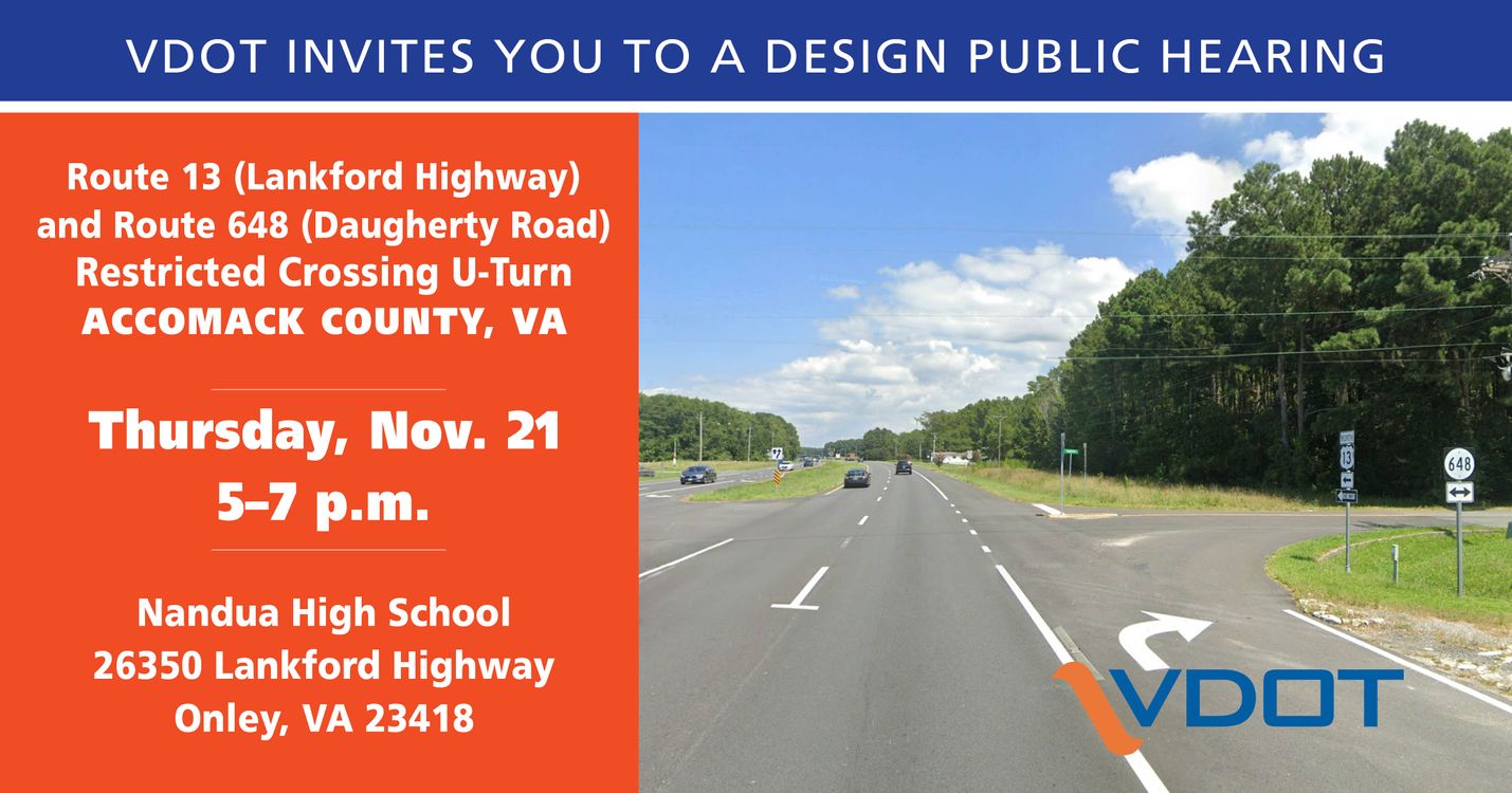 Hampton Roads District | Design public hearing to be held on proposed ...