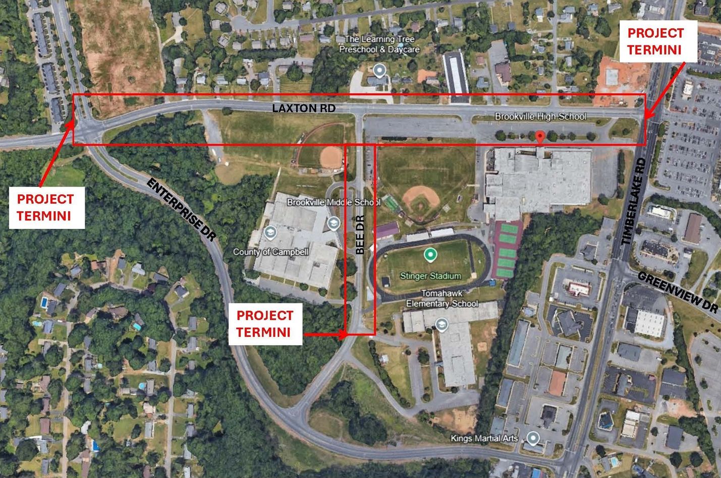 Laxton Road and Bee Drive sidewalk project | Virginia Department of ...