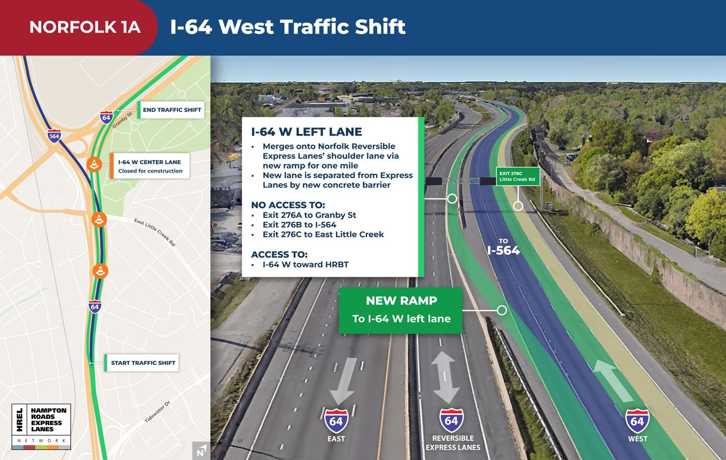 Hampton Roads District | Postponed - New temporary traffic pattern to ...