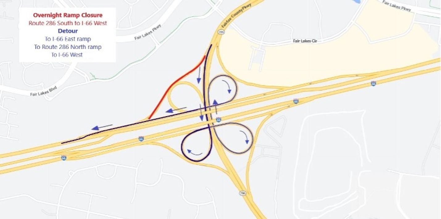 Northern Virginia District | Overnight ramp closures planned at ...