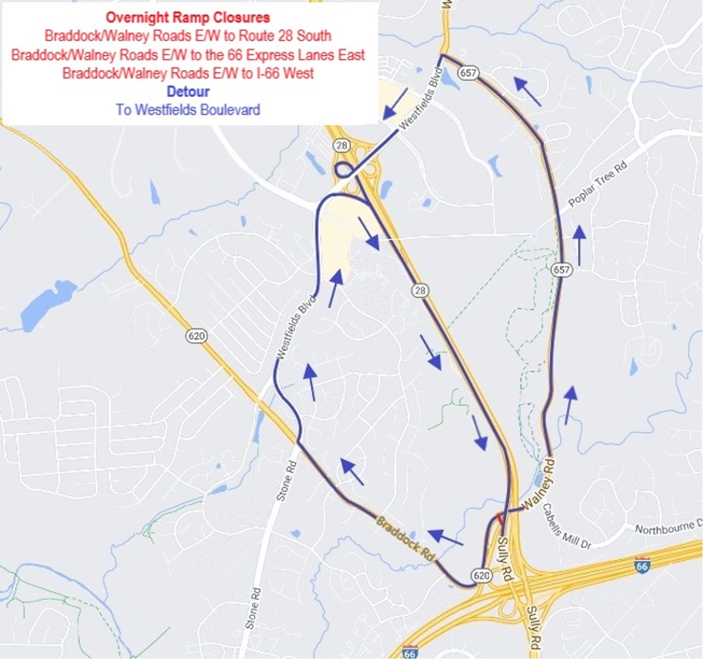 Northern Virginia District | Overnight ramp closures planned at Route ...