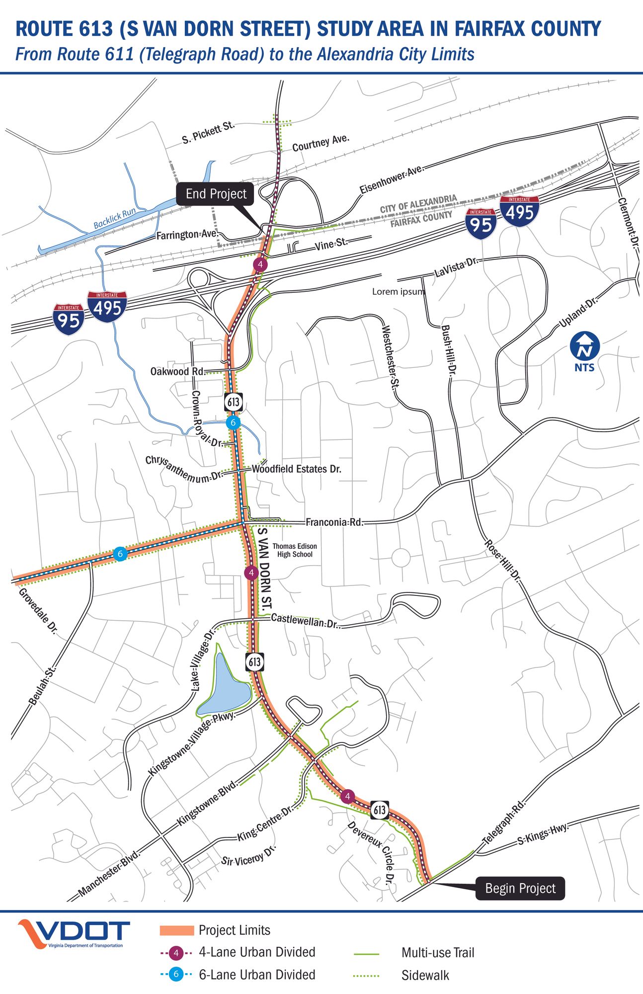 Northern Virginia District | South Van Dorn Street STARS study open ...