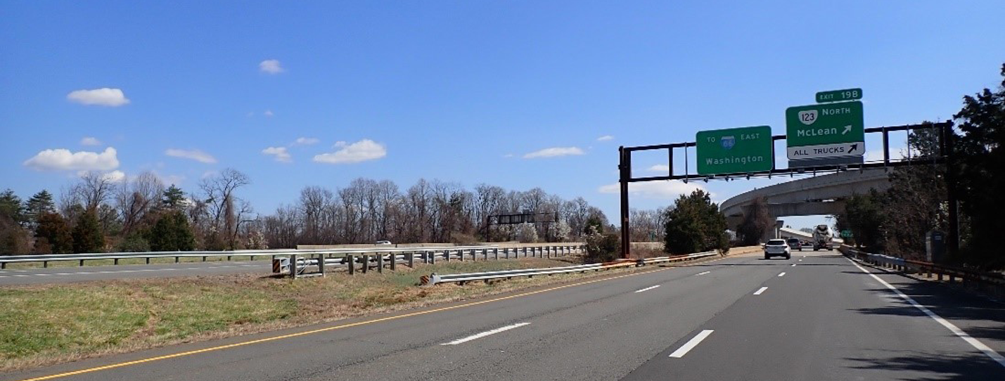 Dulles Toll Road eastbound over Route 123 bridge rehabilitation in ...