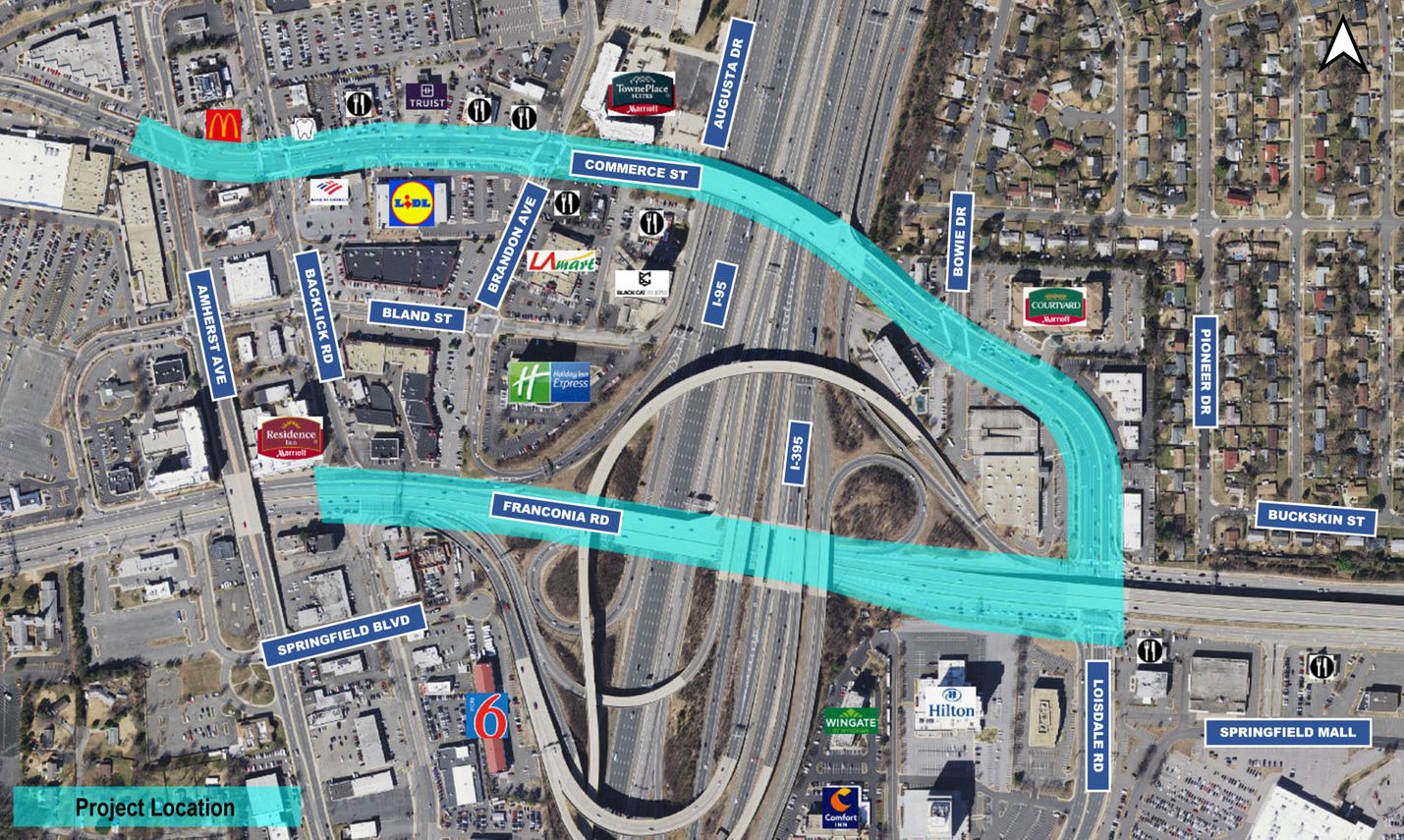 Northern Virginia District | Provide feedback on Franconia Road and ...