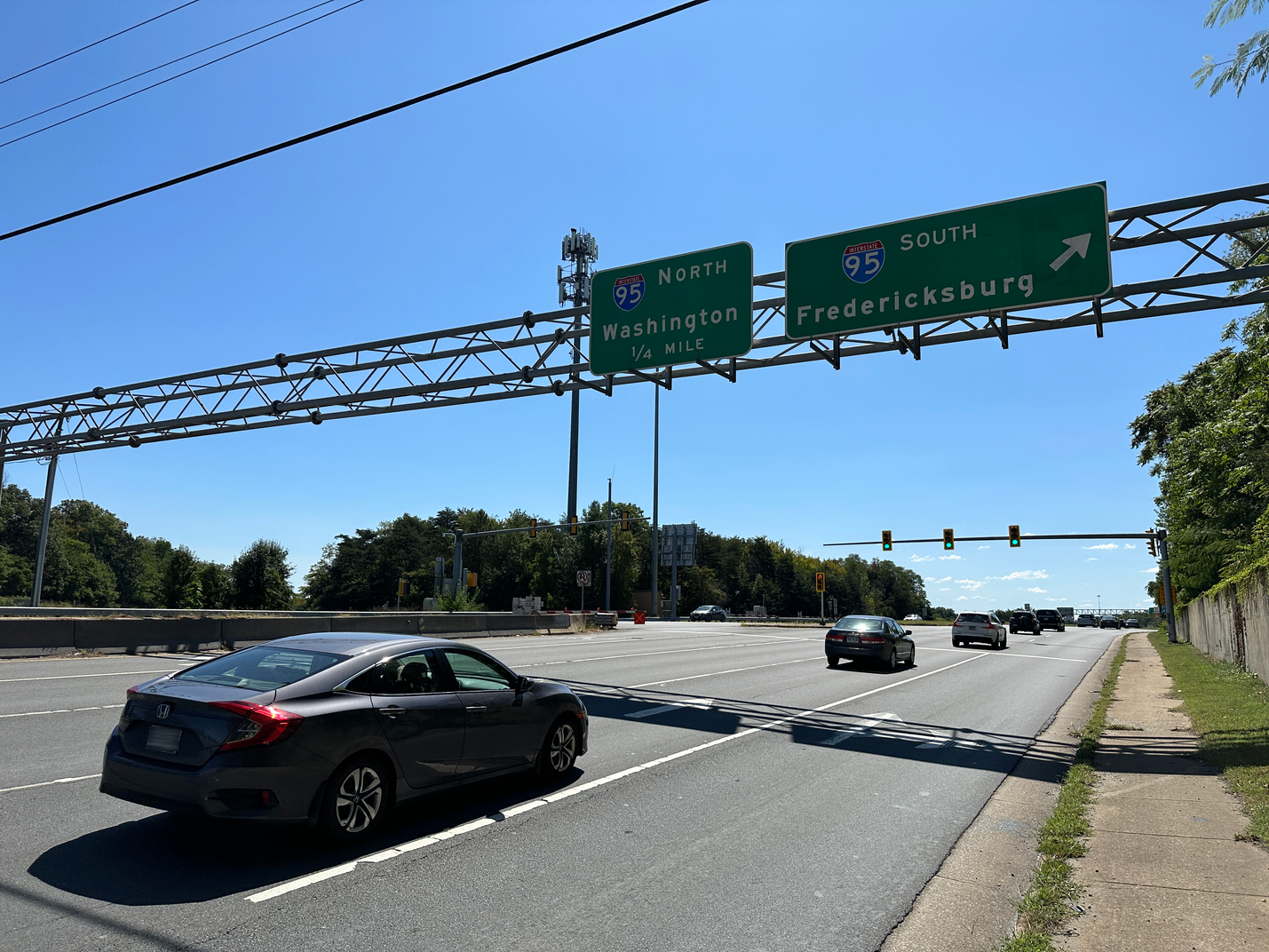 Northern Virginia District | I-95 and Route 123 interchange ...