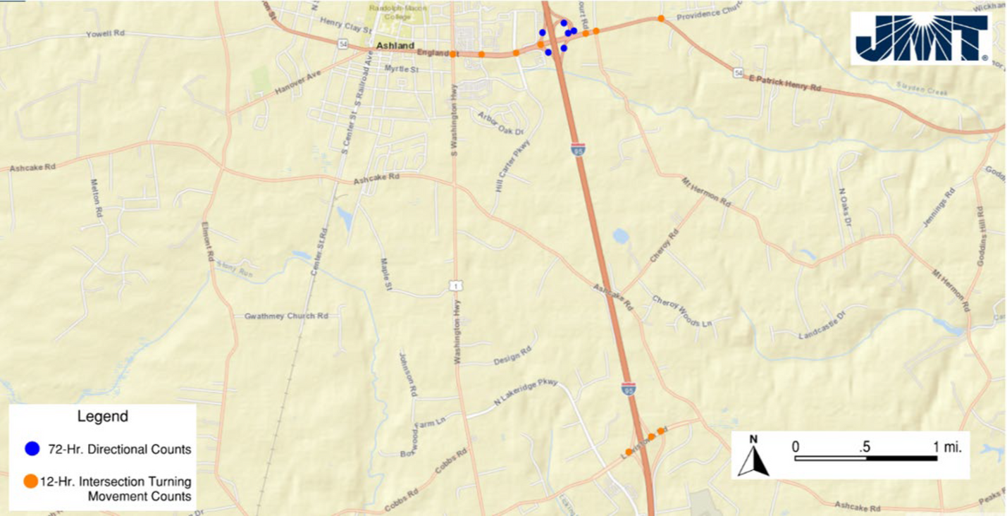 Ashland- I-95/Route 54 interstate access report study | Virginia ...