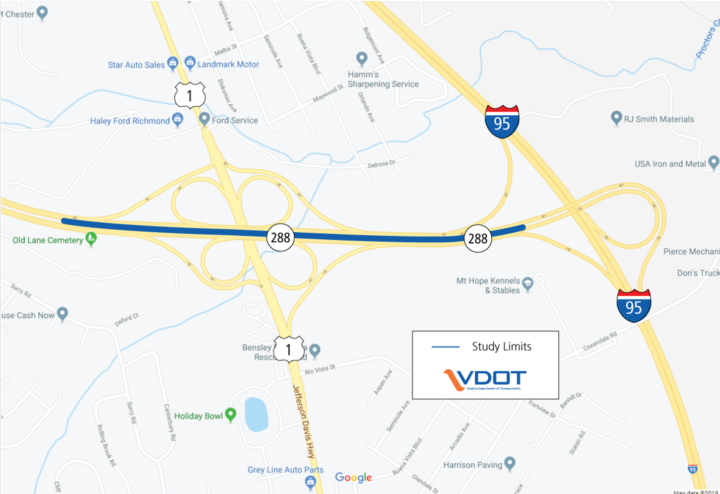 Chesterfield - Route 288 STARS study | Virginia Department of ...