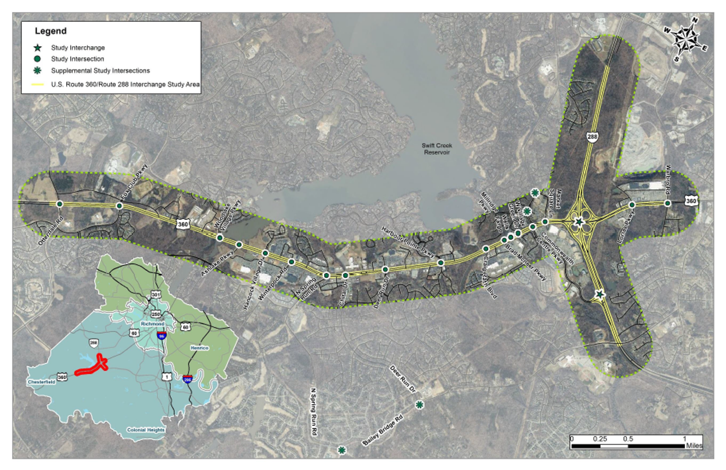 U.S. 360/Route 288 interchange in Chesterfield area study | Virginia ...