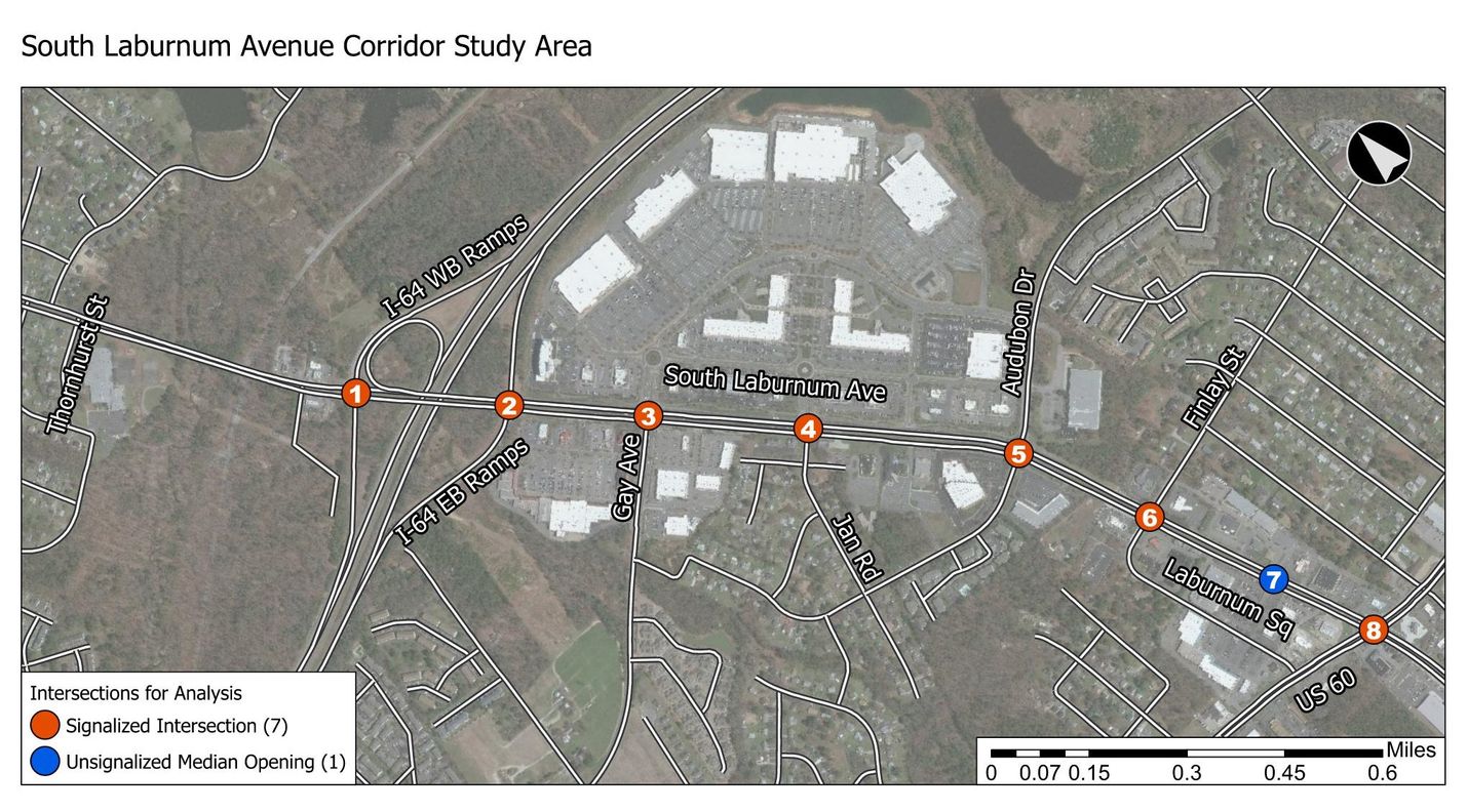 South Laburnum Avenue in Henrico STARS study | Virginia Department of ...