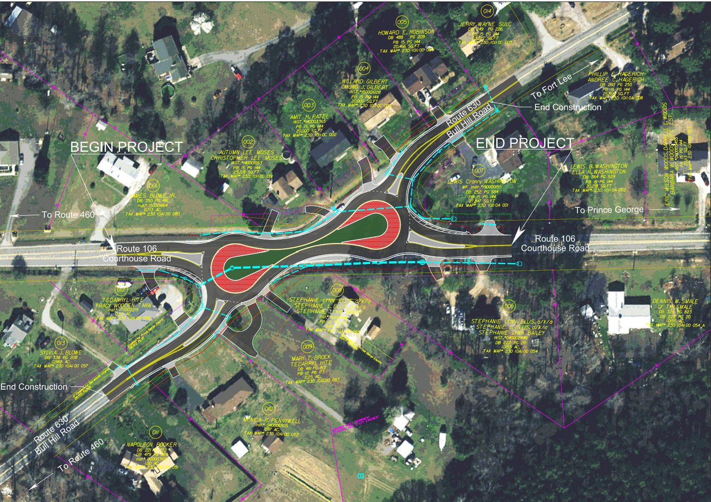 Prince George - Intersection improvements at Courthouse Road (Route 106 ...