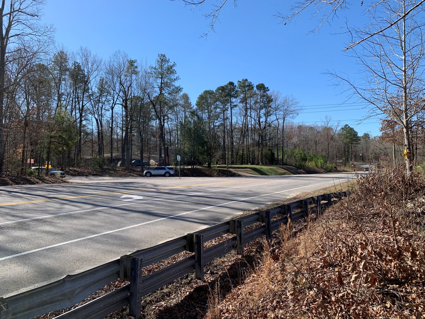 Roundabout at Middle Road and Jefferson Park Road in Petersburg ...
