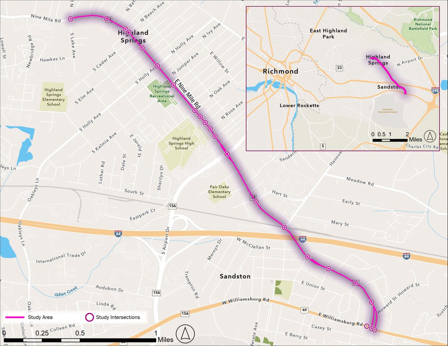 State Route 33/ E. Nine Mile Road Study (STARS) | Virginia Department ...
