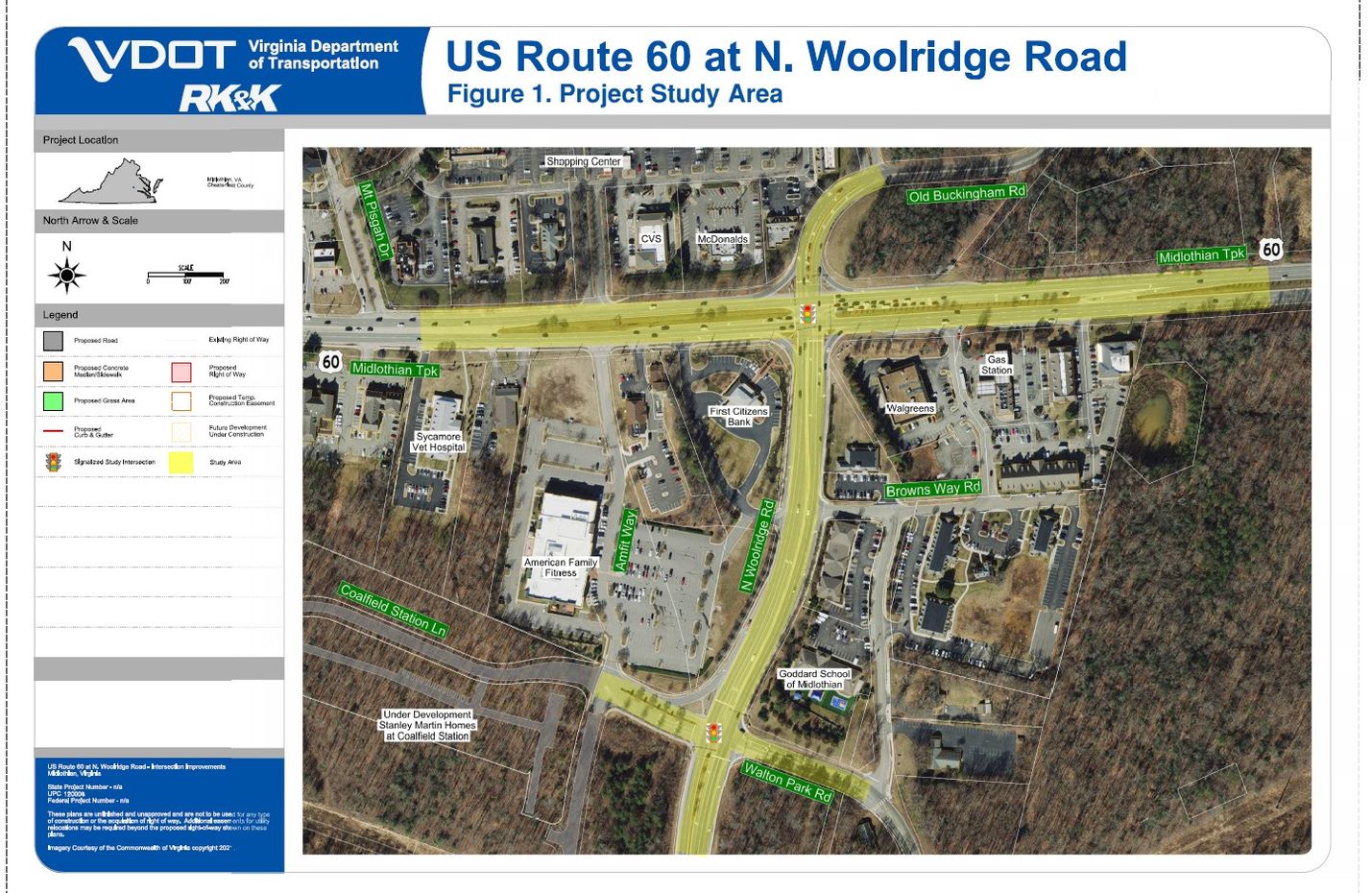 US 60 Midlothian Turnpike & Woolridge Road Intersection Alternatives ...