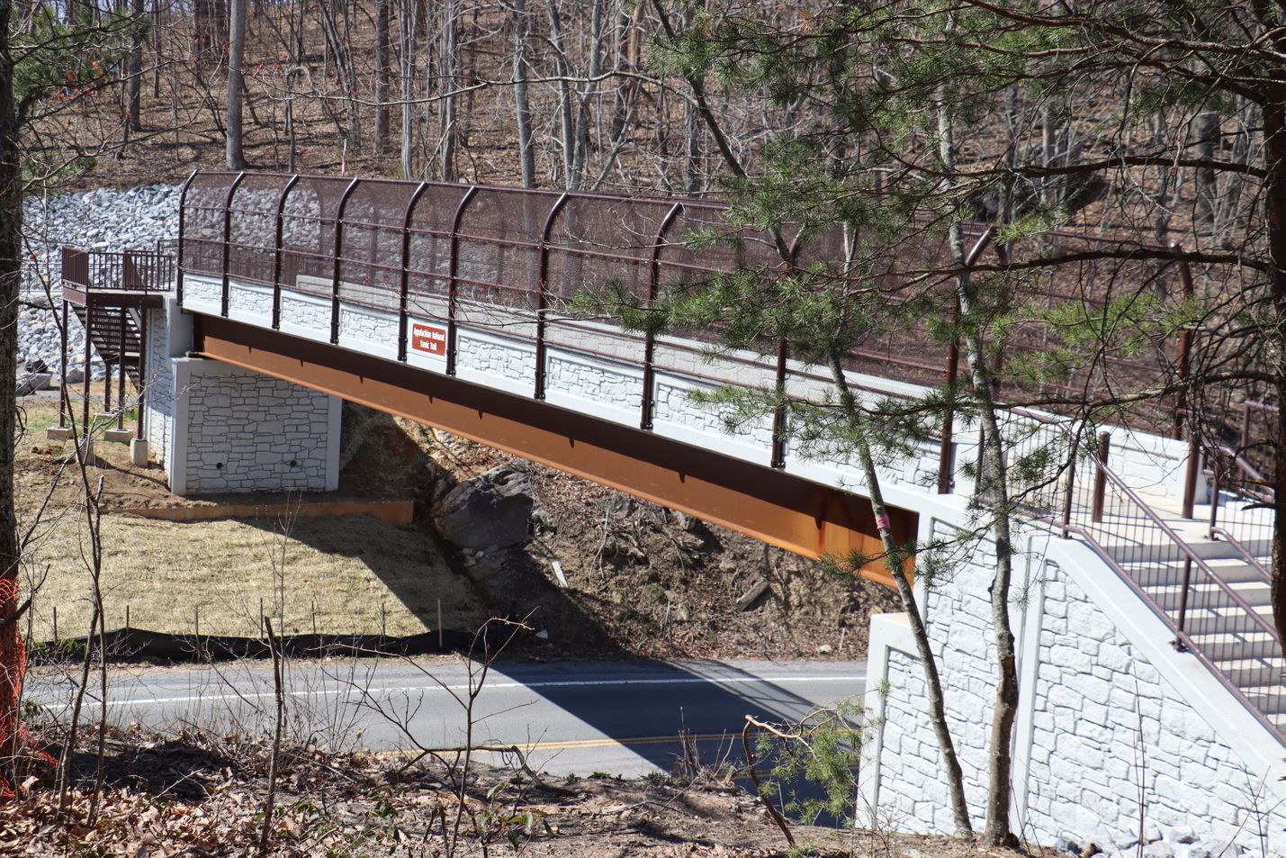 Appalachian Trail bridge over Route 311 in Roanoke County | Virginia ...