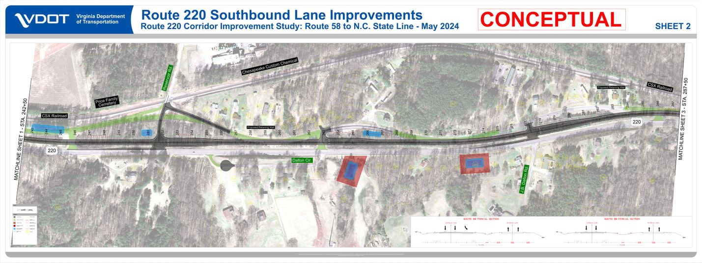Route 220 improvement study Route 58 to North Carolina state line ...
