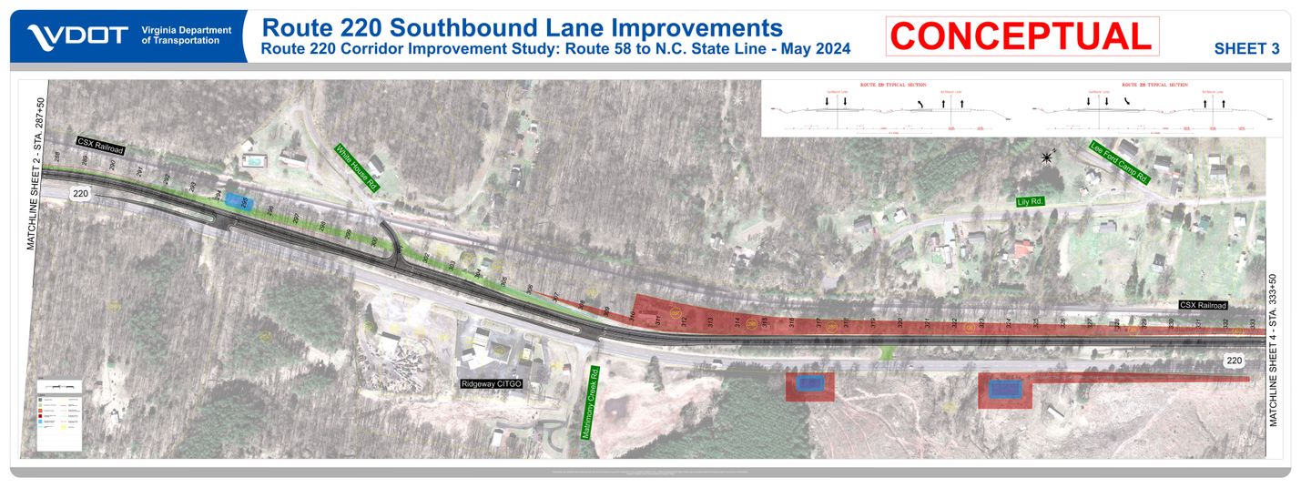Route 220 improvement study Route 58 to North Carolina state line ...