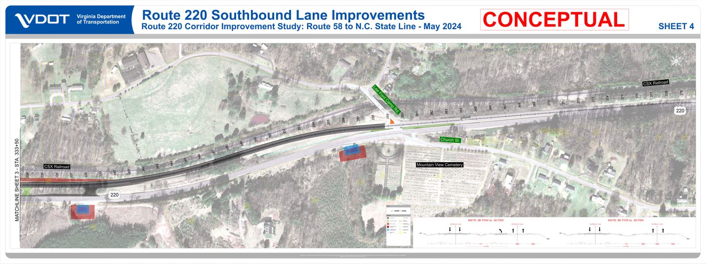 Route 220 improvement study Route 58 to North Carolina state line ...