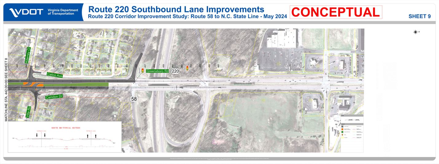 Route 220 improvement study Route 58 to North Carolina state line ...