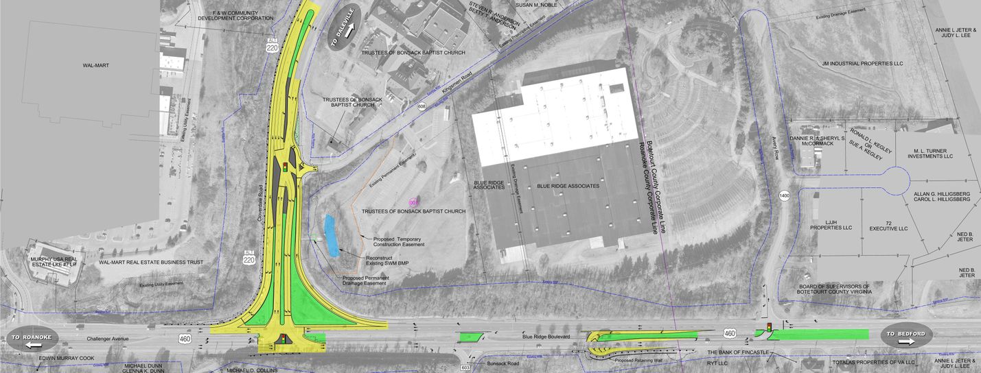 Route 460 Improvements - Blue Hills Village Drive to Avery Row in ...