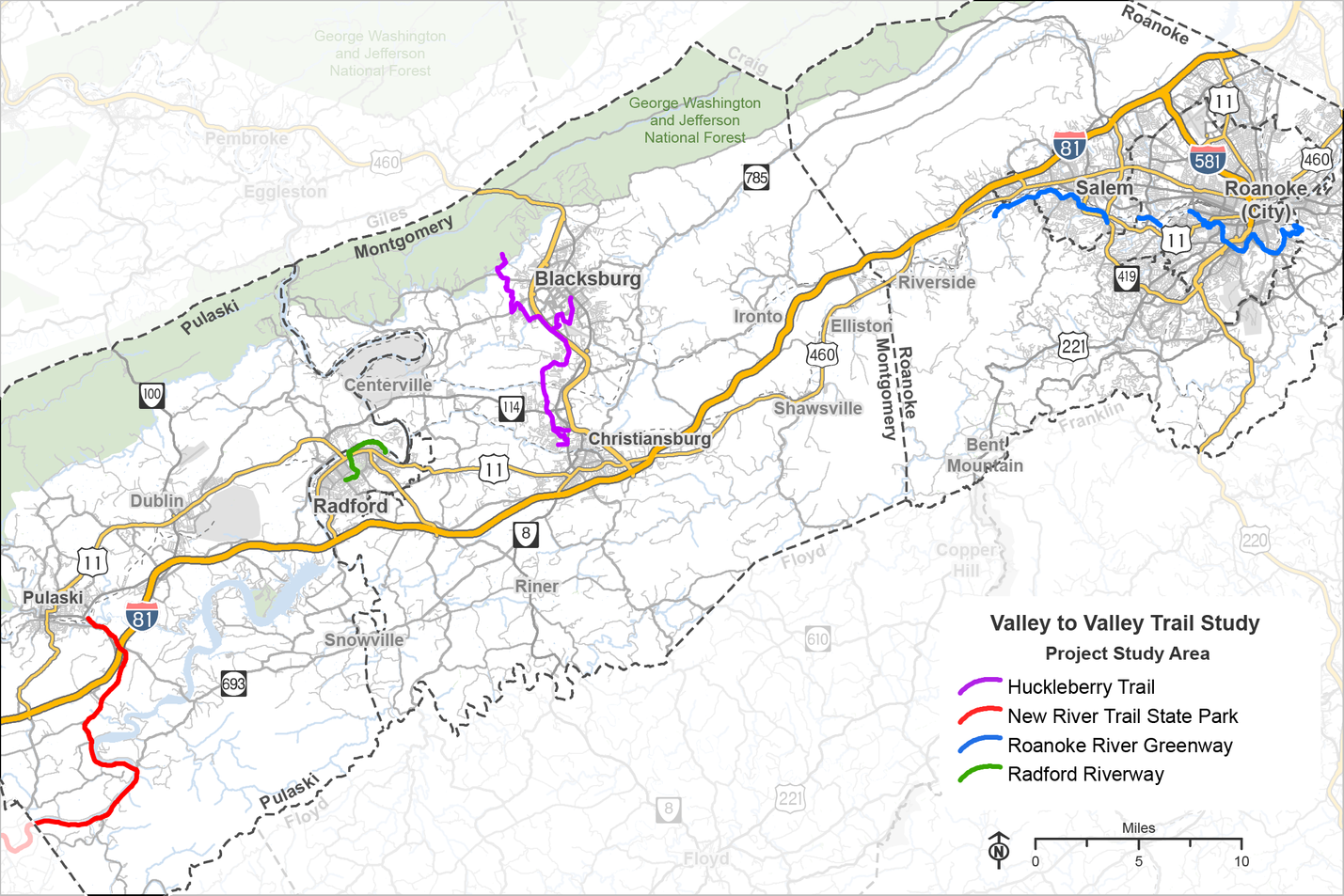 Valley to Valley Trail study | Virginia Department of Transportation