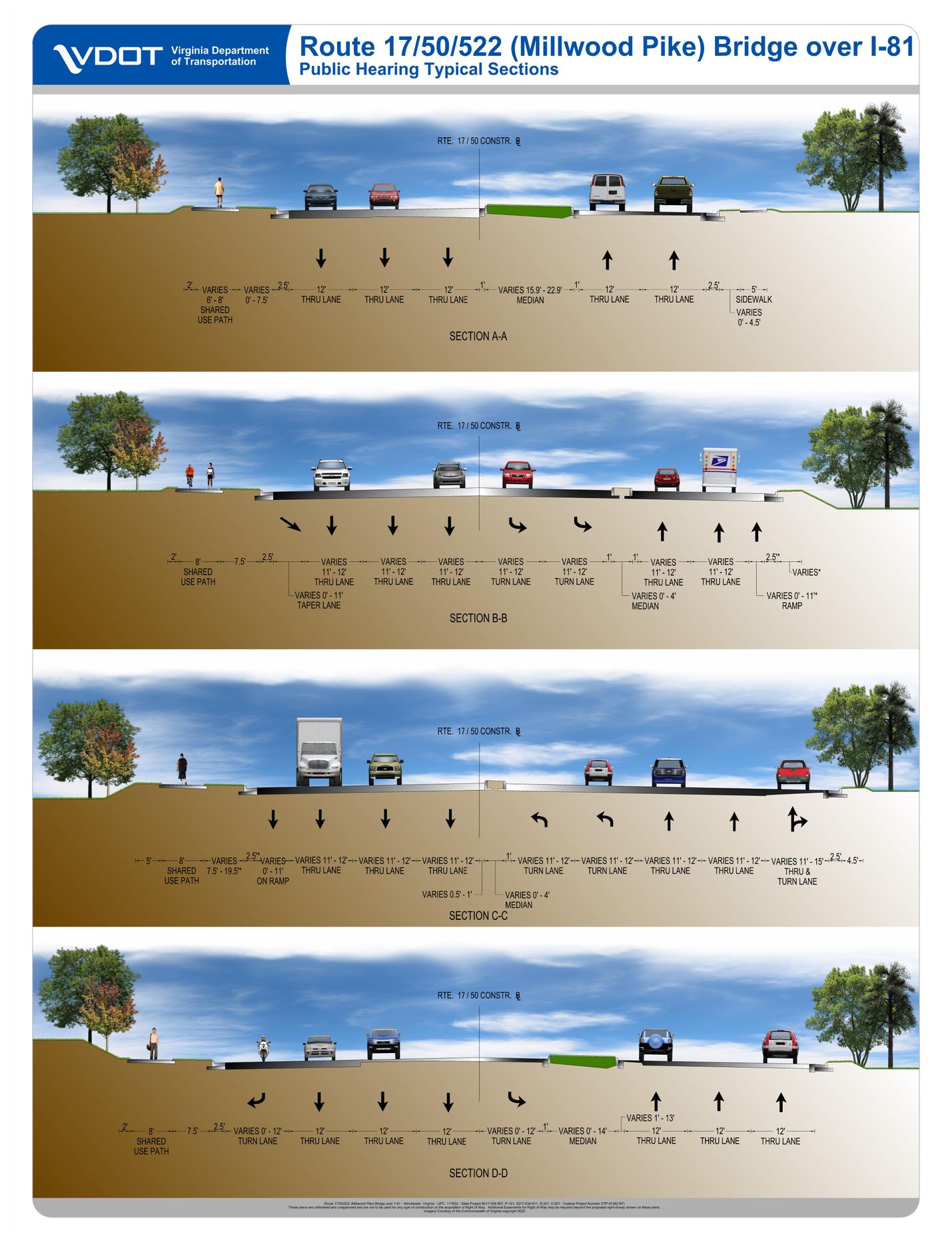 Frederick County – Route 17/50/522 (Millwood Pike) bridge over ...