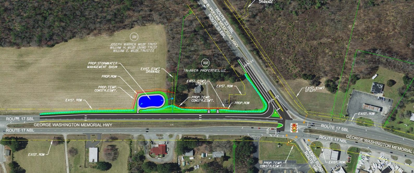 Route 17, Route 33 and Route 198 intersection improvements | Virginia ...