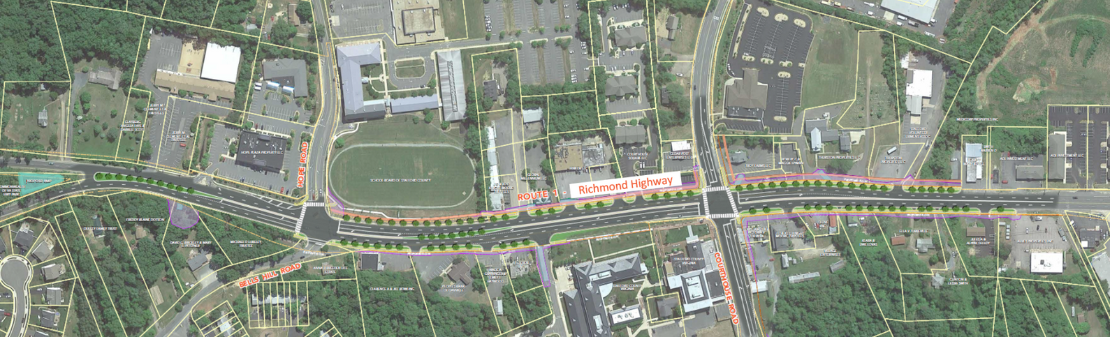 Route 1 improvements at Stafford Courthouse | Virginia Department of ...