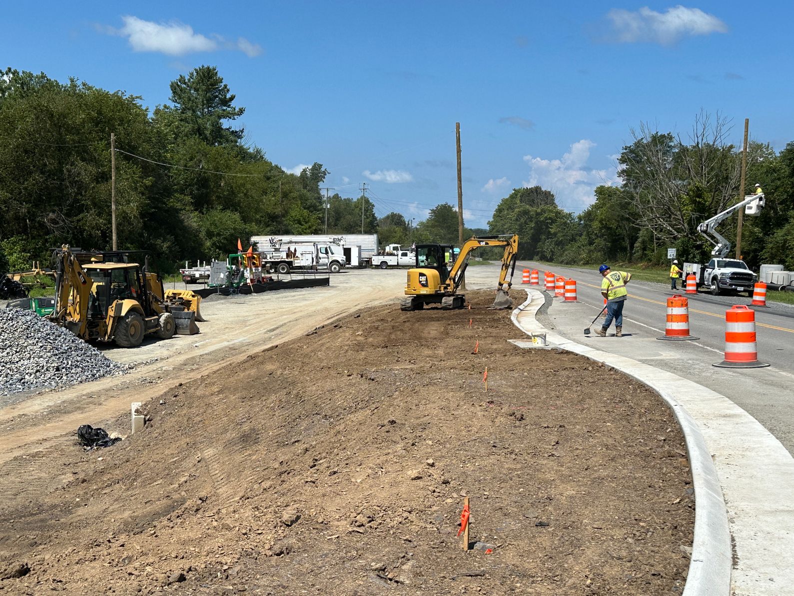 Route 11 roundabout at Browns Subdivision Road (Smyth County ...